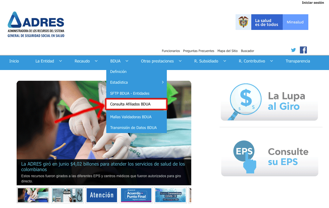 FOSYGA: ¿Qué EPS tengo? Descarga tu certificado de afiliación